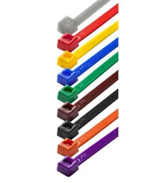 cable ties coloured