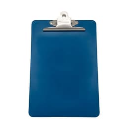 Durable Plastic Clipboard with Stainless Steel Clip - Horizontal